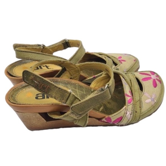 The Art Company | Shoes | Art Company Green Wedge Sandals | Poshmark